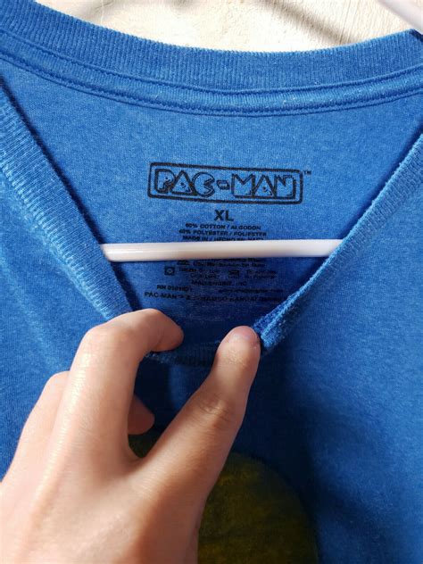 Pacman Mens Blue With Yellow Pac Man Design X Large Gem