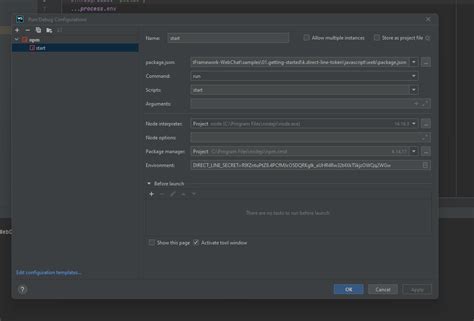 Intellij Idea Set Nodejs Environment Variables In Webstorm Stack
