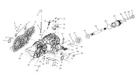 TRANSMISSION BOITE DE VITESSE POUR WORKER 500 2001 Esprit POLARIS