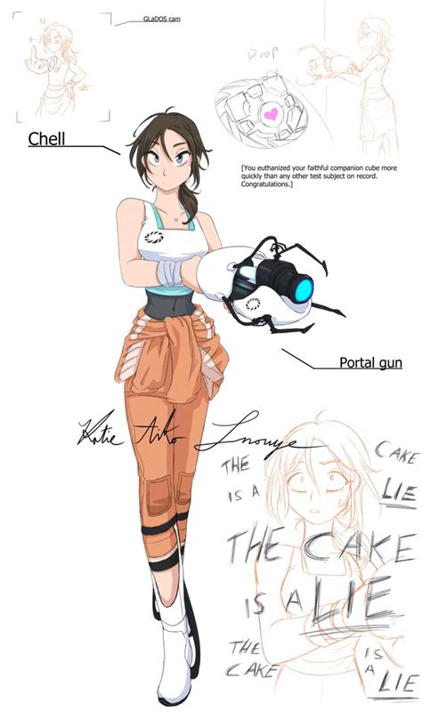 Chell Portal 2 Fan Art