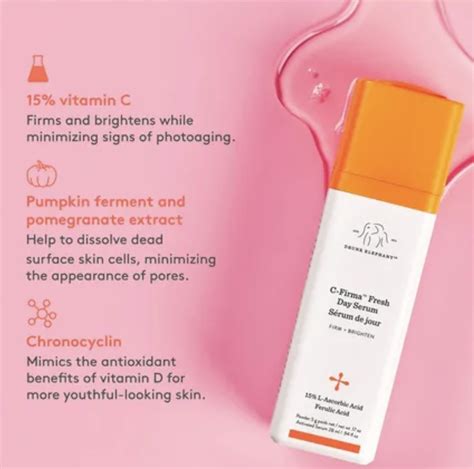 Drunk Elephant C Firma Fresh Day Serum Beauty And Personal Care Face