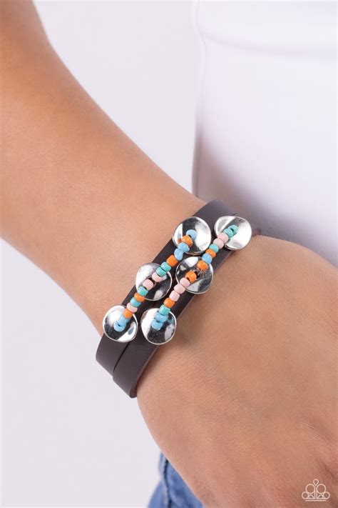Paparazzi Bracelet ~ Social Sashay Blue Paparazzi Jewelry Online