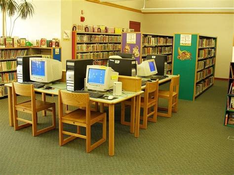 School Library In The 90s R90scomputers