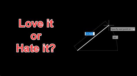Autocad Dynamic Input Love It Or Hate It Between Cad Classes