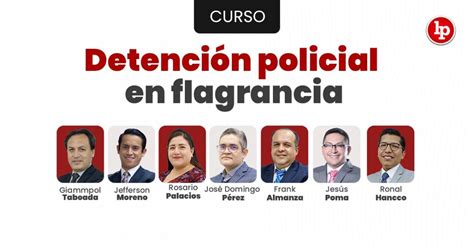 Curso Detención Policial En Flagrancia Inicio 2 Abr Lp