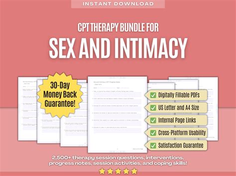 Sex And Intimacy Cognitive Processing Therapy Cpt Resources Bundle