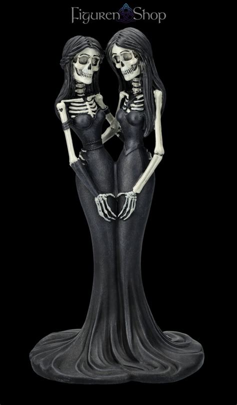 Skeleton Figures Eternal Sisters By Nemesis Now