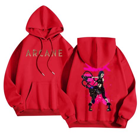 Arcane League Of Legends Hoodie For Adults Front And Back Art Adult
