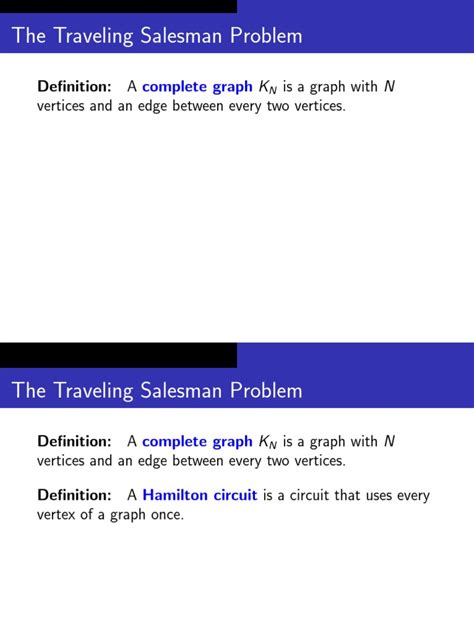 The Traveling Salesman Problem | PDF | Vertex (Graph Theory) | Computational Problems