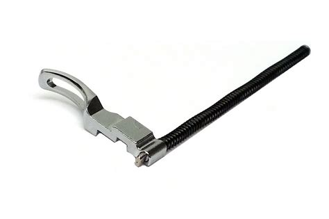 Jwh Custom Skeletonized Extended Chrome Charging Handle Jwh Custom