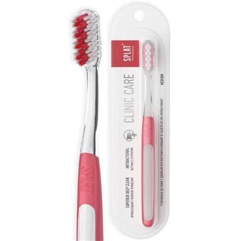 Splat professional зубная щетка clinic care/medium/коралловая - цена ...
