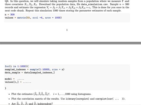 Solved Q In This Question We Will Simulate Taking Random Chegg