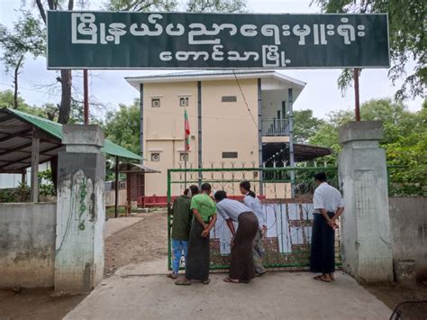 တောင်သာမြို့နယ်ရှိ စာစစ်ဌာနများ၌ ၂ဝ၂၃ ခုနှစ် တက္ကသိုလ်ဝင်တန်းစာမေးပွဲ