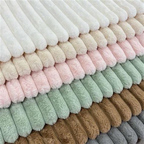 China Striped Faux Fur Fabric Manufacturers Suppliers Factory Direct