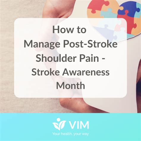 How To Manage Post Stroke Shoulder Pain Vim Health