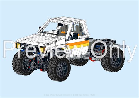 Lego Moc Accessories For Toyota Hilux Single Cab Australia Custom By