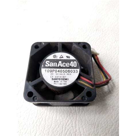 Jual Fan Dc Brushless Sanace 109p0405d6033 5v 0 49a 4x4x2cm Shopee Indonesia