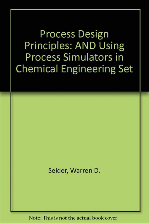 And Using Process Simulators In Chemical Engineering Set Buy Online