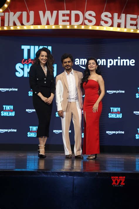 Kangana Ranaut Nawazuddin Siddiqui Avneet Kaur And Sai Kabir At The