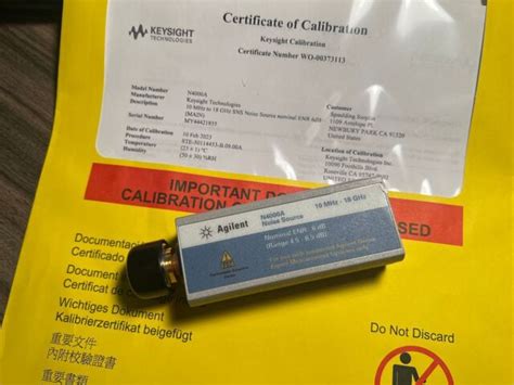 Agilent N4000A SNS Series Noise Source 10MHz To 18GHz For Sale Online EBay