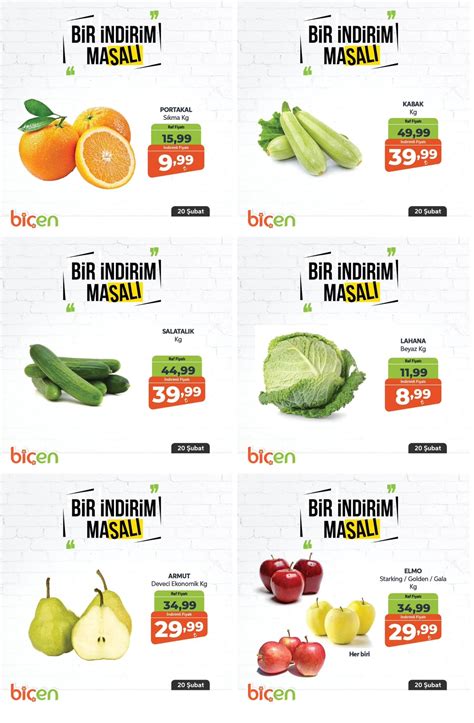 Biçen Market Şubat Aktüel Kataloğu Halk Günü İndirimleri Akakçe Aktüel