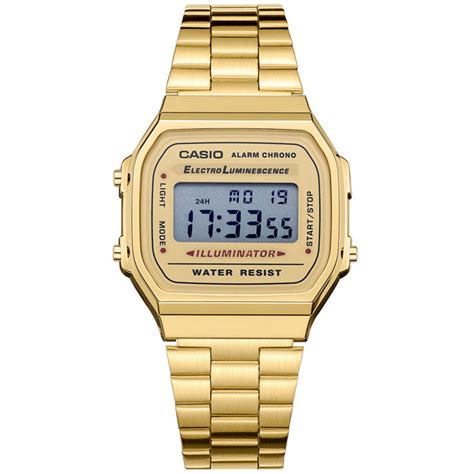 正品卡西欧手表男casio复古方形小金表方块明星同款女表a168wg 9w 虎窝淘