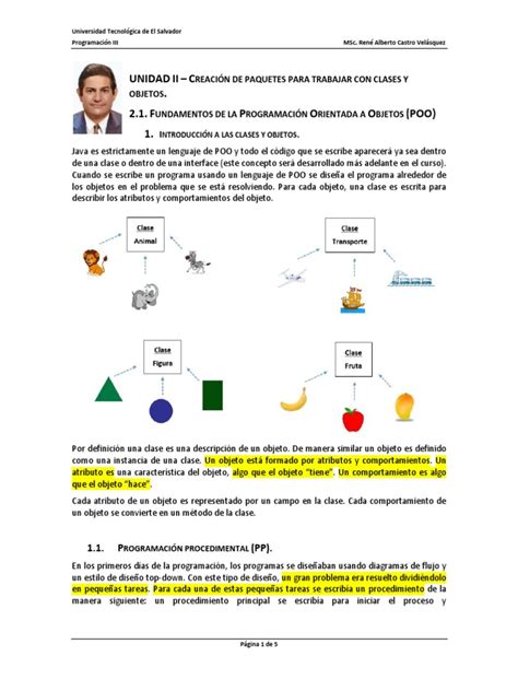 21 Fundamentos De Poo Pdf Objeto Informática Programación Orientada A Objetos