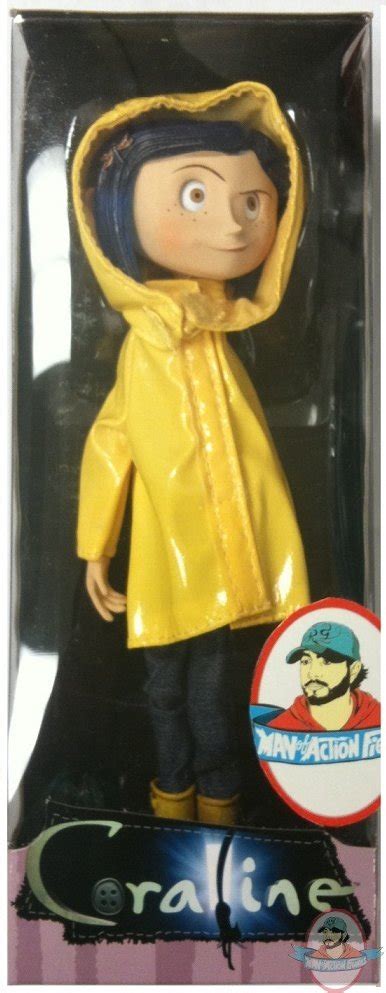 Coraline Raincoat Bendy Doll By Neca Man Of Action Figures