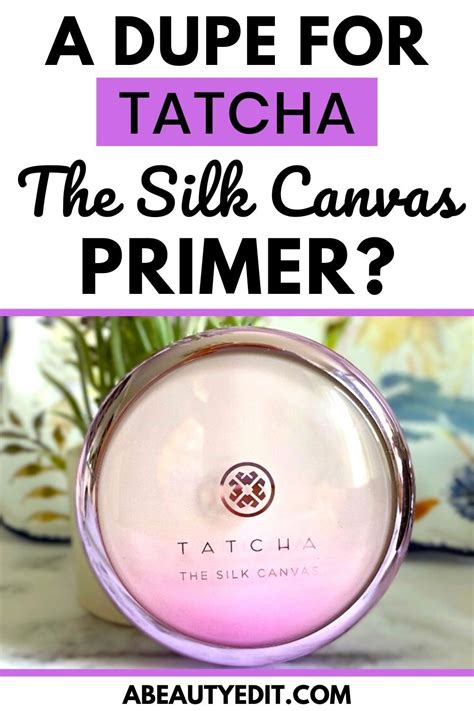 Tatcha Silk Canvas Primer Dupe With Swatches Artofit