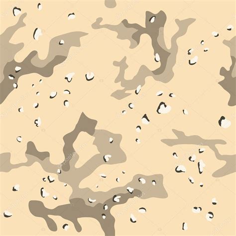 Us Military Desert Camouflage Seamless Pattern 2 — Stock Vector