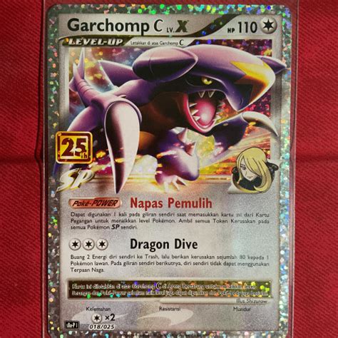 Jual Pokemon Tcg Indonesia Garchomp C Lv X 25th Anniversary Promo