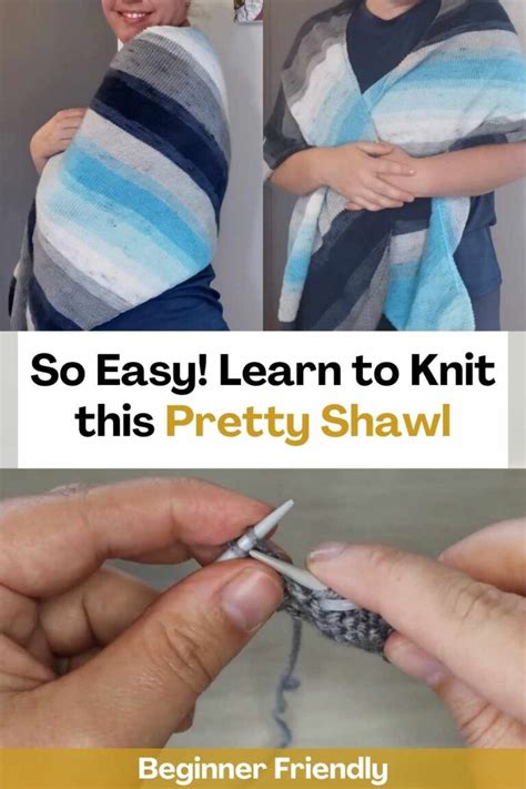So Easy Learn To Knit This Pretty Shawl