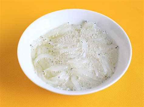 三丝银鱼羹 孕晚期食谱 亲子图库 太平洋亲子网
