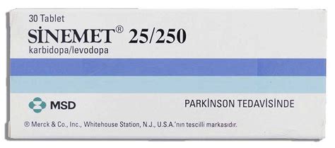 Sinemet Tablet Prospektüsü