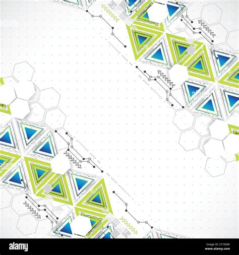 Abstract Technology Triangle Background Vector Stock Vector Image And Art Alamy