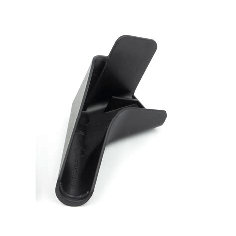 Long Rain Gutter Spout Left Black