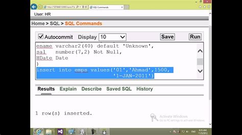 7 Oracle Database Insert Update Delete Intro Select Char