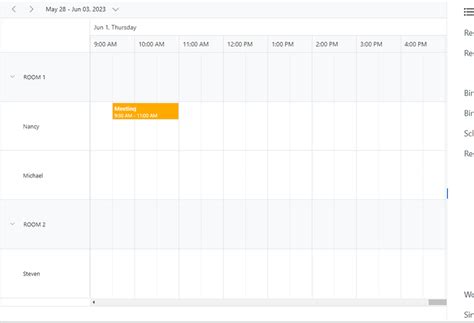 Scheduler Resource Andor Grouping Radzenblazor Components Radzen
