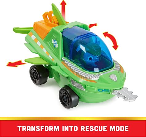 Rocky Aqua Pups Paw Patrol Figure And Vehicle