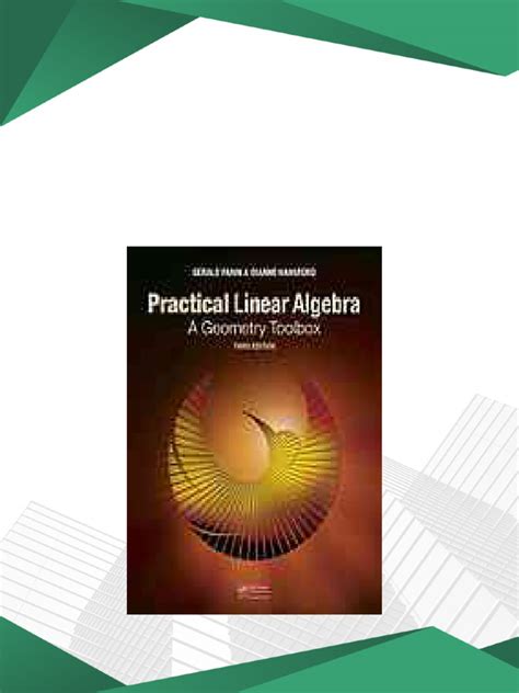 Practical Linear Algebra A Geometry Toolbox Third Edition Farin Pdf Download Pdf Determinant