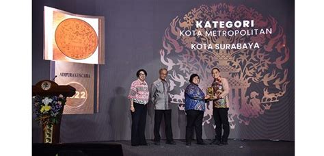 Kali Ke 7 Surabaya Raih Adipura Kencana Kategori Kota Metropolitan
