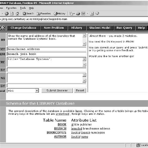 The Interface Of Sql Guide Download Scientific Diagram