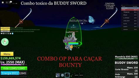 Bounty Hunter Com A Buddy Sword Combo Op Youtube