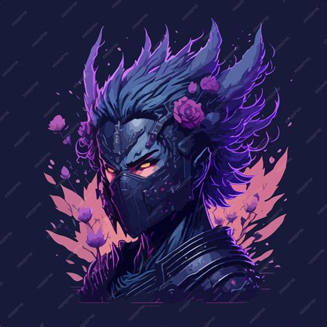 Premium Vector Witness The Elegant Dance Of A Demonic Assassin