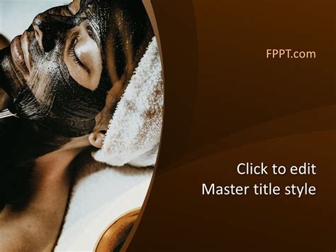 Free Spa Facial Mask Powerpoint Template Free Powerpoint Templates