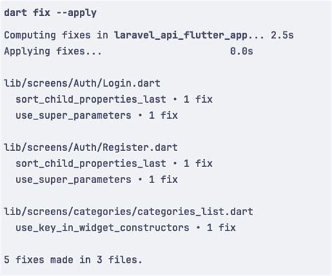 12 Automated Dart Code Fixes Laravel Daily
