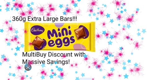 Cadbury Mini Eggs Giant Milk Chocolate Bar 360g Easter T Cheapest