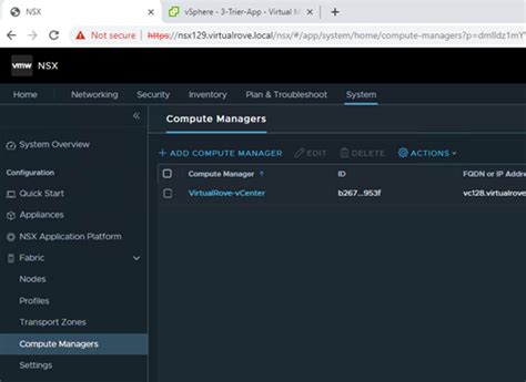 nsx 4 0 series part2 add a compute manager and configure the nsx vip