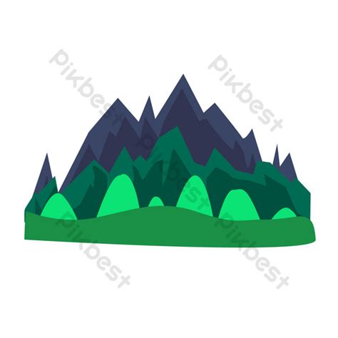 غابة جبل التوضيح النواقل Png صور Png Psd تحميل مجاني Pikbest