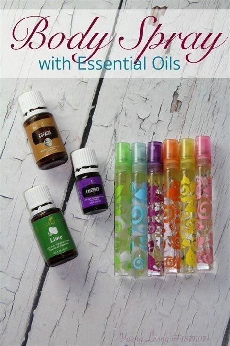 Diy Body Spray With Essential Oils Diy Body Spray Diy Essential Oils